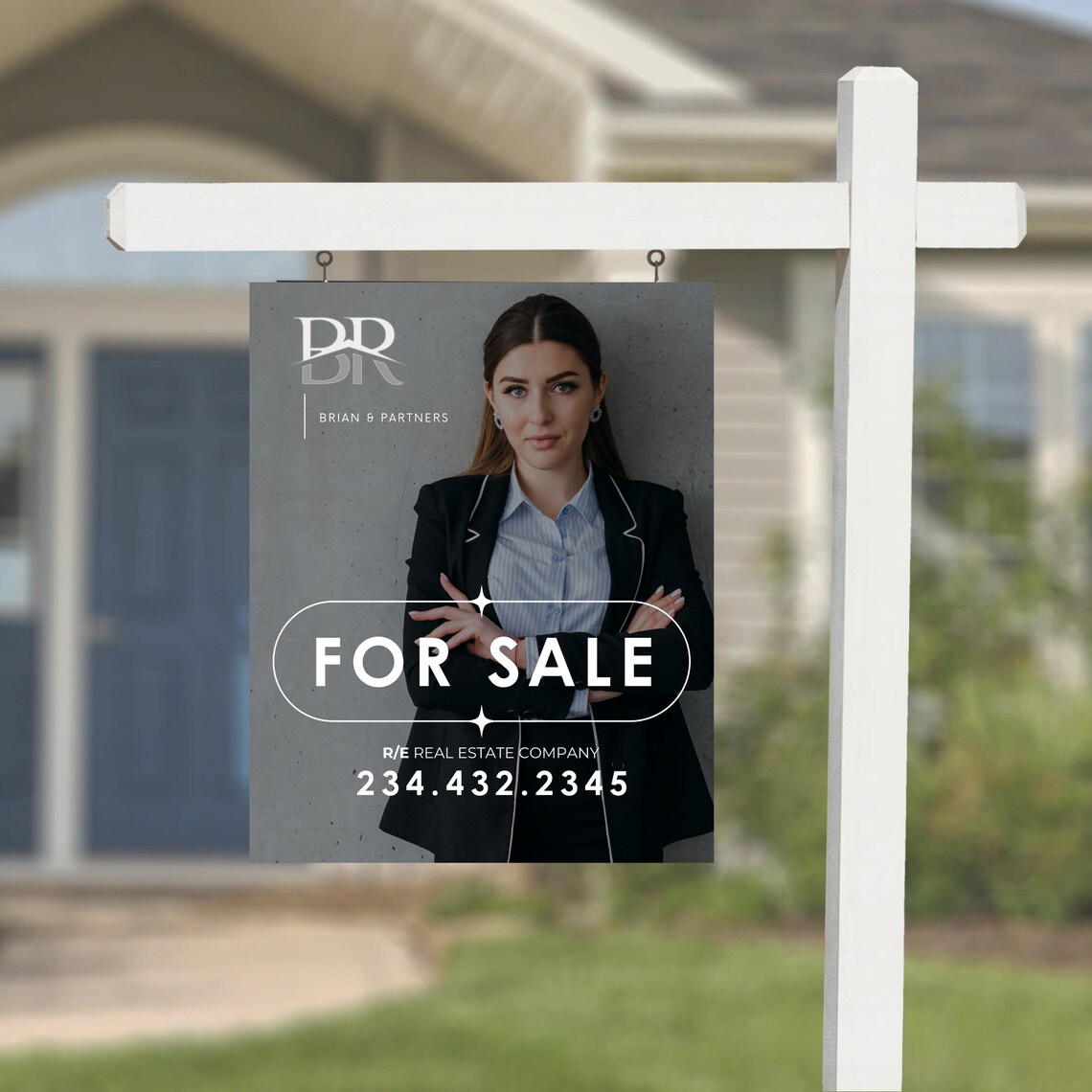 For Sale Aluminum Sign, Realtor Yard Sign, Real Estate Signage, Real ...