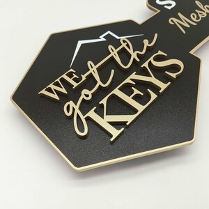 We Got the Keys Signage, 3D Key Sold by Sign, Closing Photo Prop, Key ...