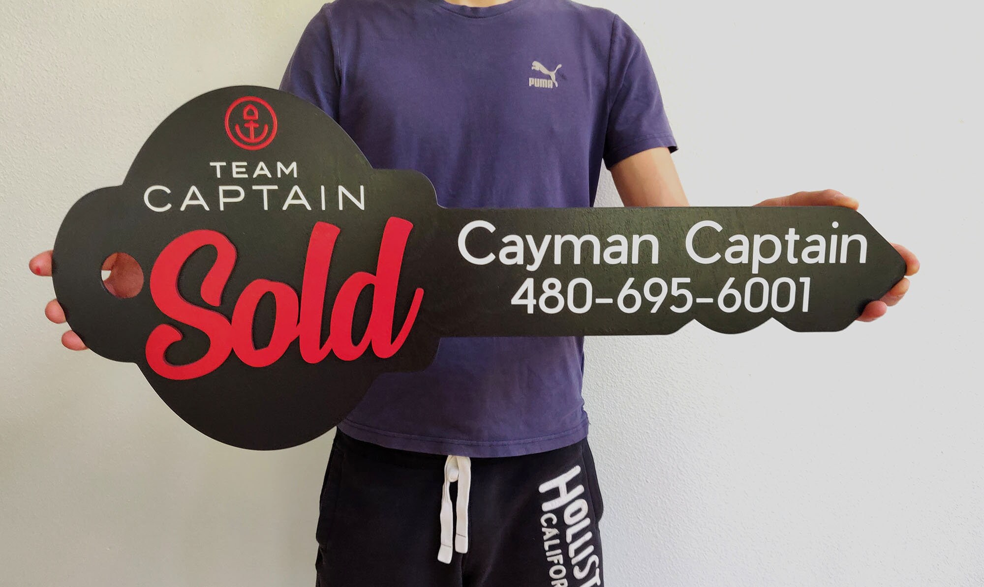 Sold Key Sign With LOGO Realtor Sold Key Sign Closed Realtor | Etsy