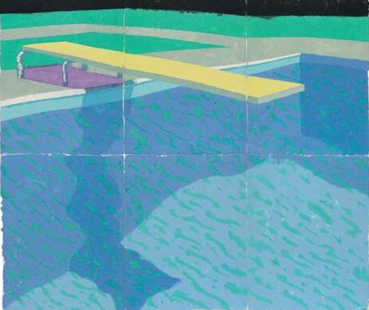 David Hockney Pool Original Exhibition Museum Poster - Etsy UK