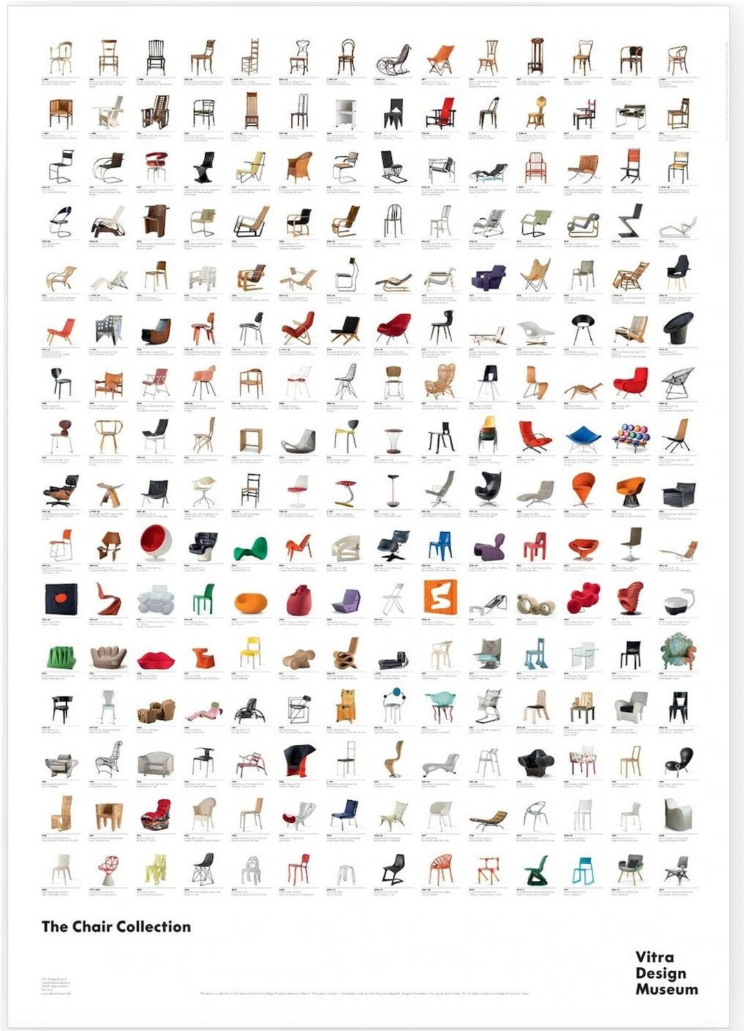 The Chair Collection, Original Museum Exhibition Poster - Etsy
