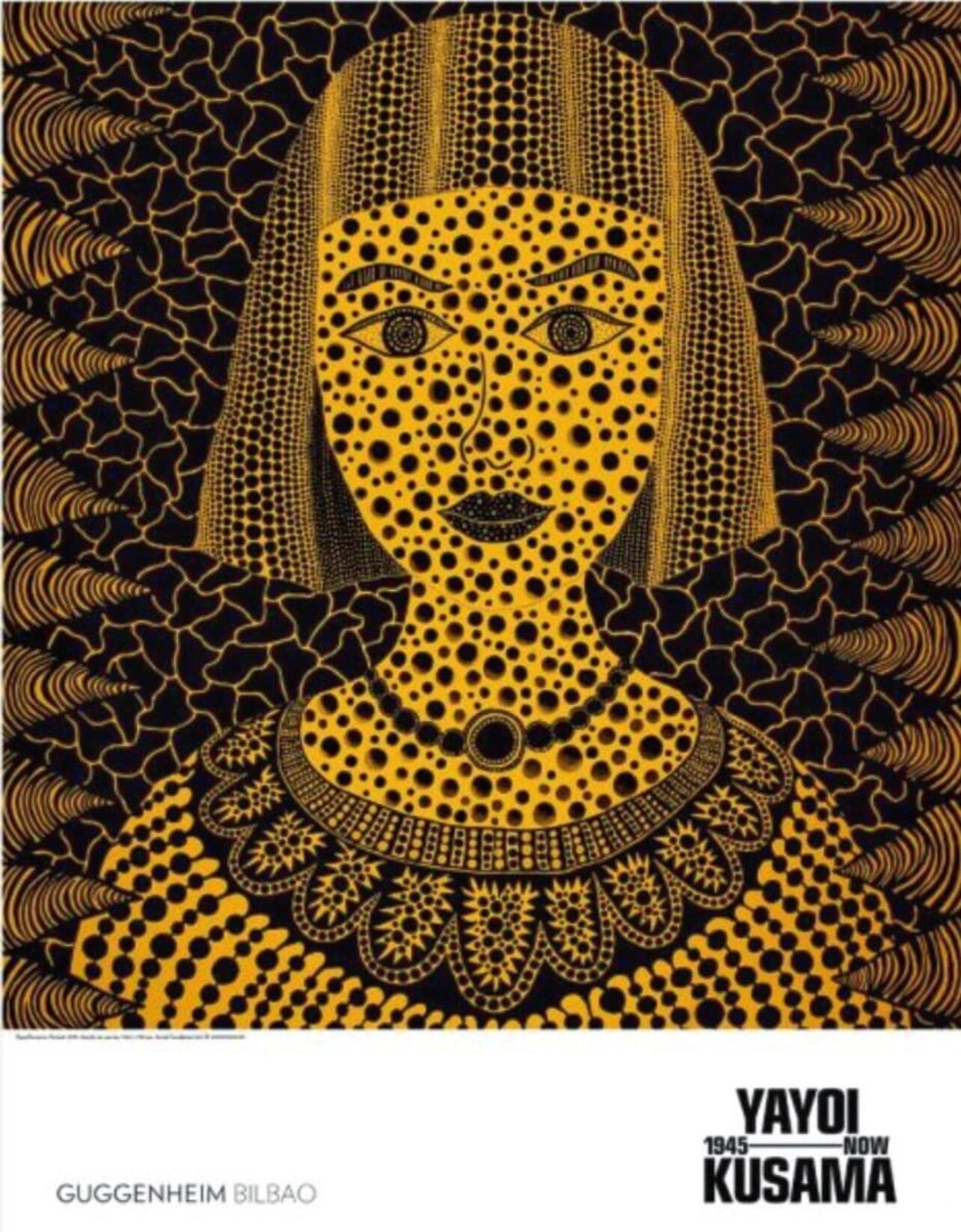Yayoi Kusama, Portrait, Original Exhibition Museum Poster. Contemporary ...