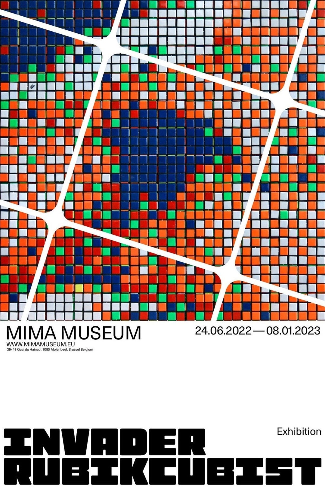 Rubik's Cube, Original Museum Poster. - Etsy