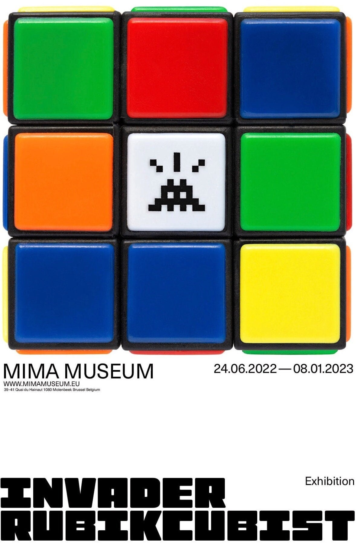 Rubik's Cube, Original Exhibition Poster. - Etsy