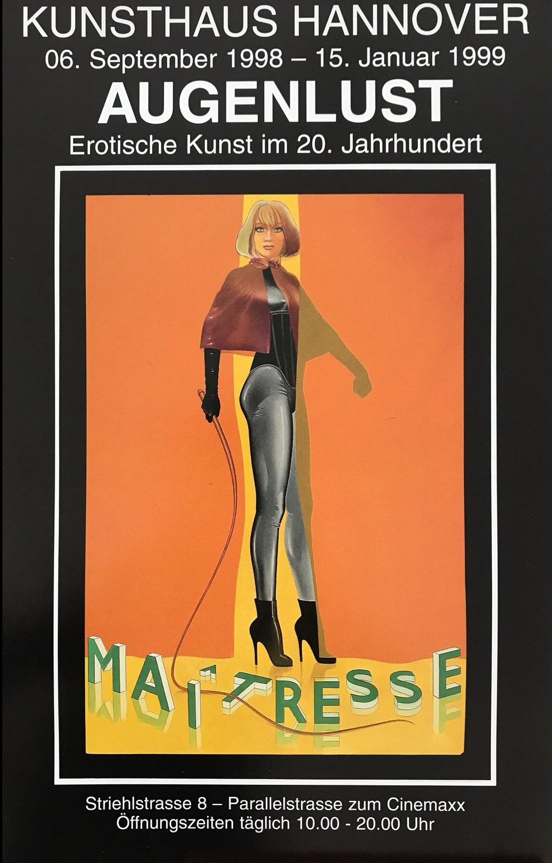 Allen Jones maitresse Original Museum Exhibition Poster 1998 - Etsy