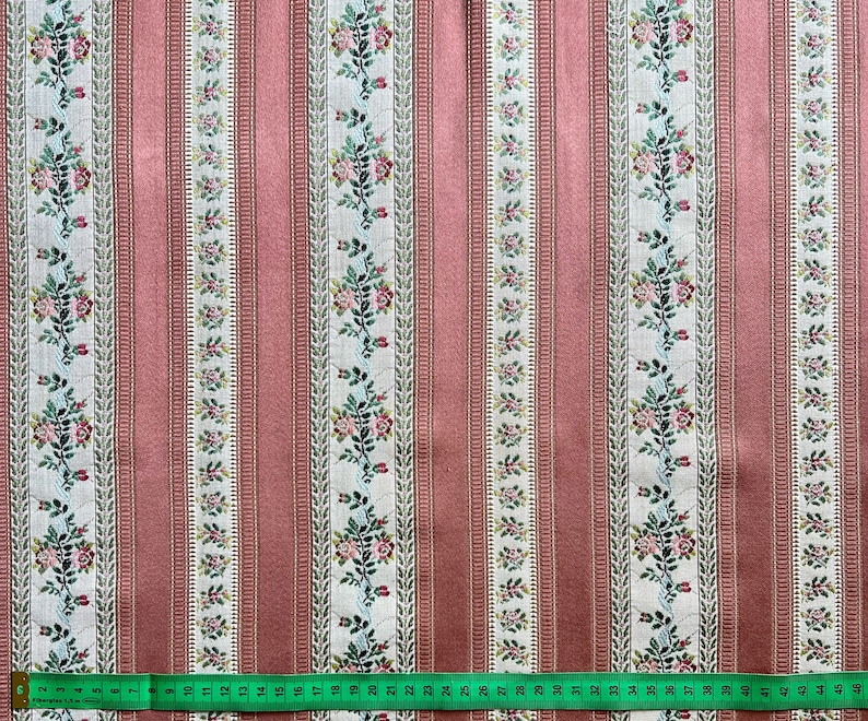 Regency Stripe Upholstery Fabric. Biedermeier Style. Damask - Etsy