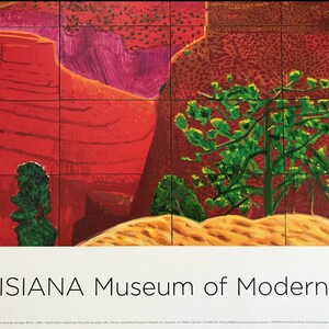 David Hockney, Original Exhibition Museum Poster, A Closer Grand Canyon ...