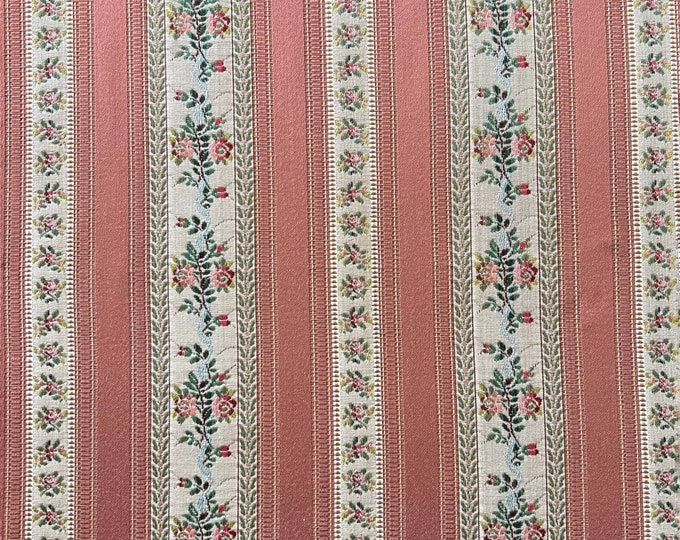 Regency Stripe Upholstery Fabric. Biedermeier Style. Damask Tapestry ...