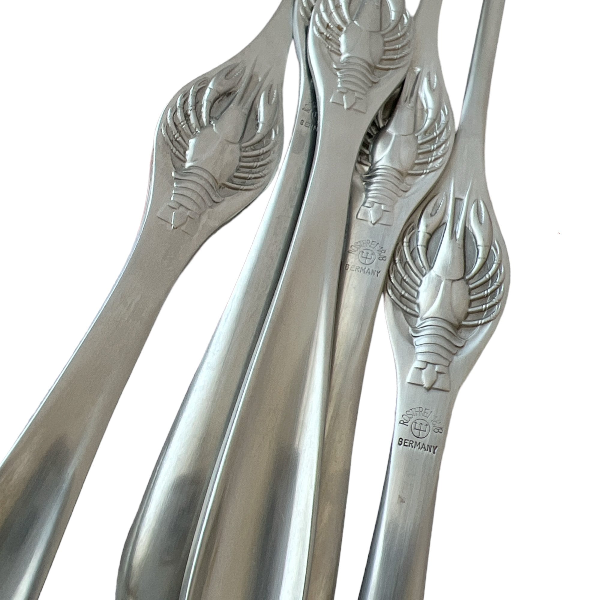 Lobster Forks. Vintage Silver Plated Set of 5 Crab Picks. Seafood and ...