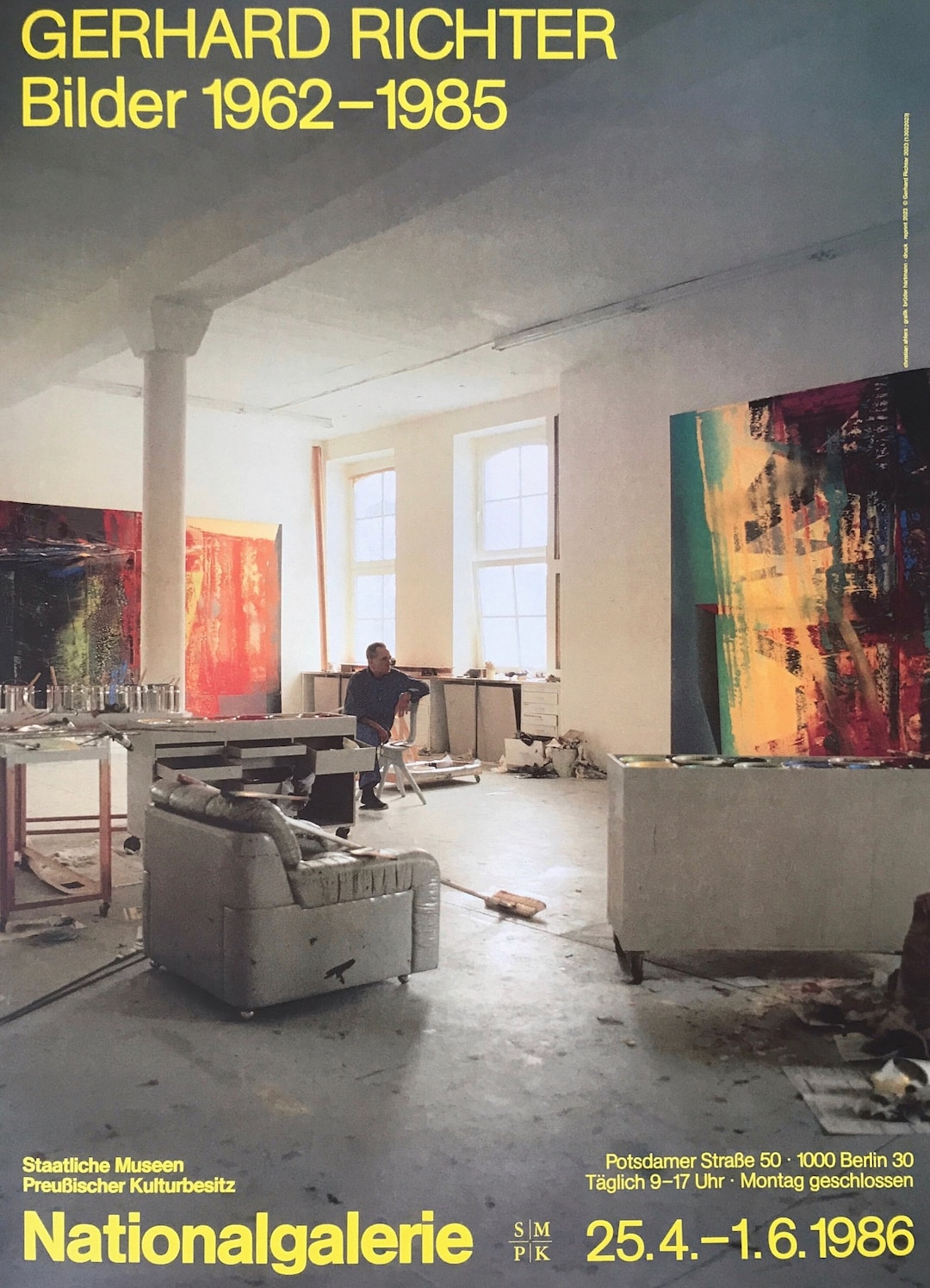 Gerhard Richter, Exhibition Museum Poster. - Etsy