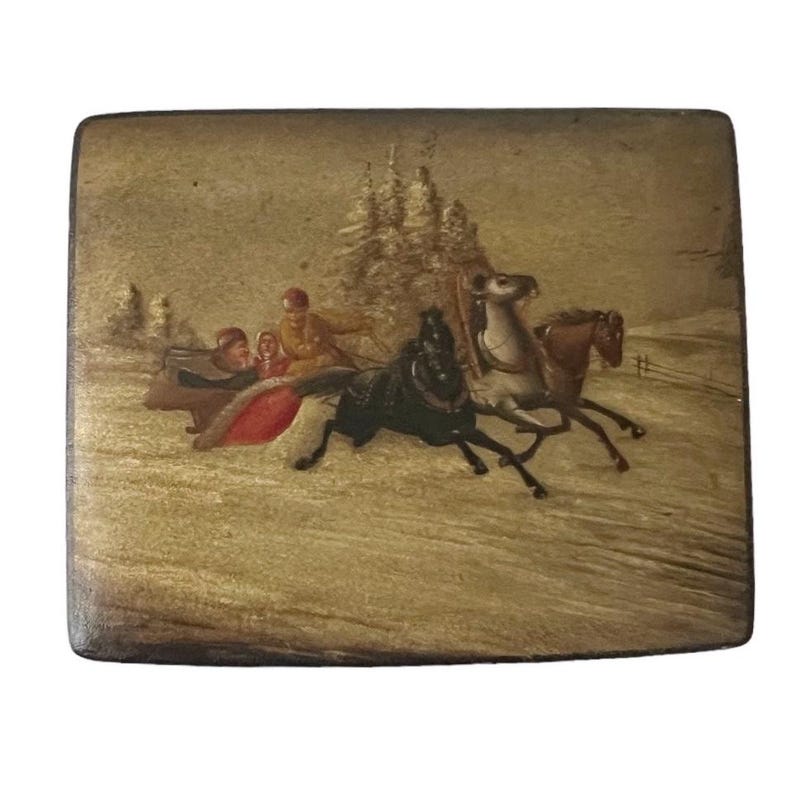 Russian Lacquer Box - Etsy