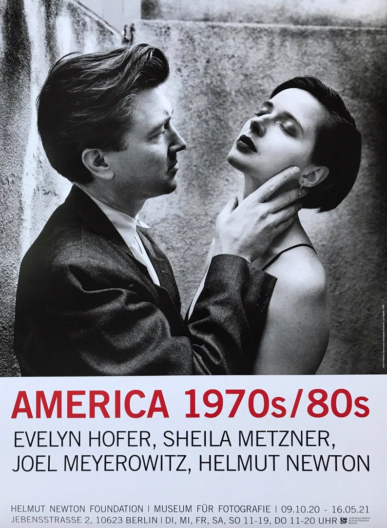 Helmut Newton, David Lynch, Isabella Rossellini, Exhibition Poster - Etsy