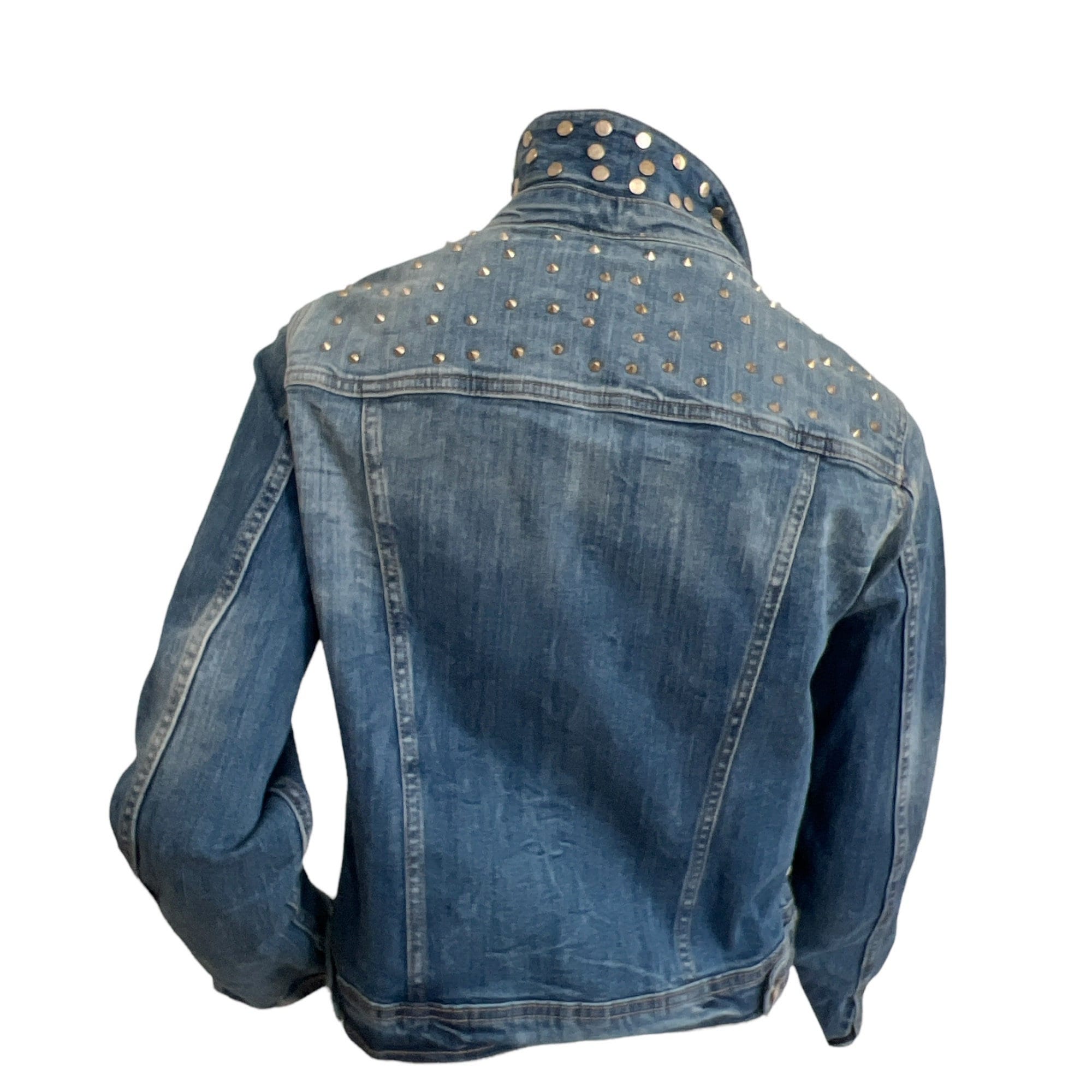Pyramid Studded Denim Jacket