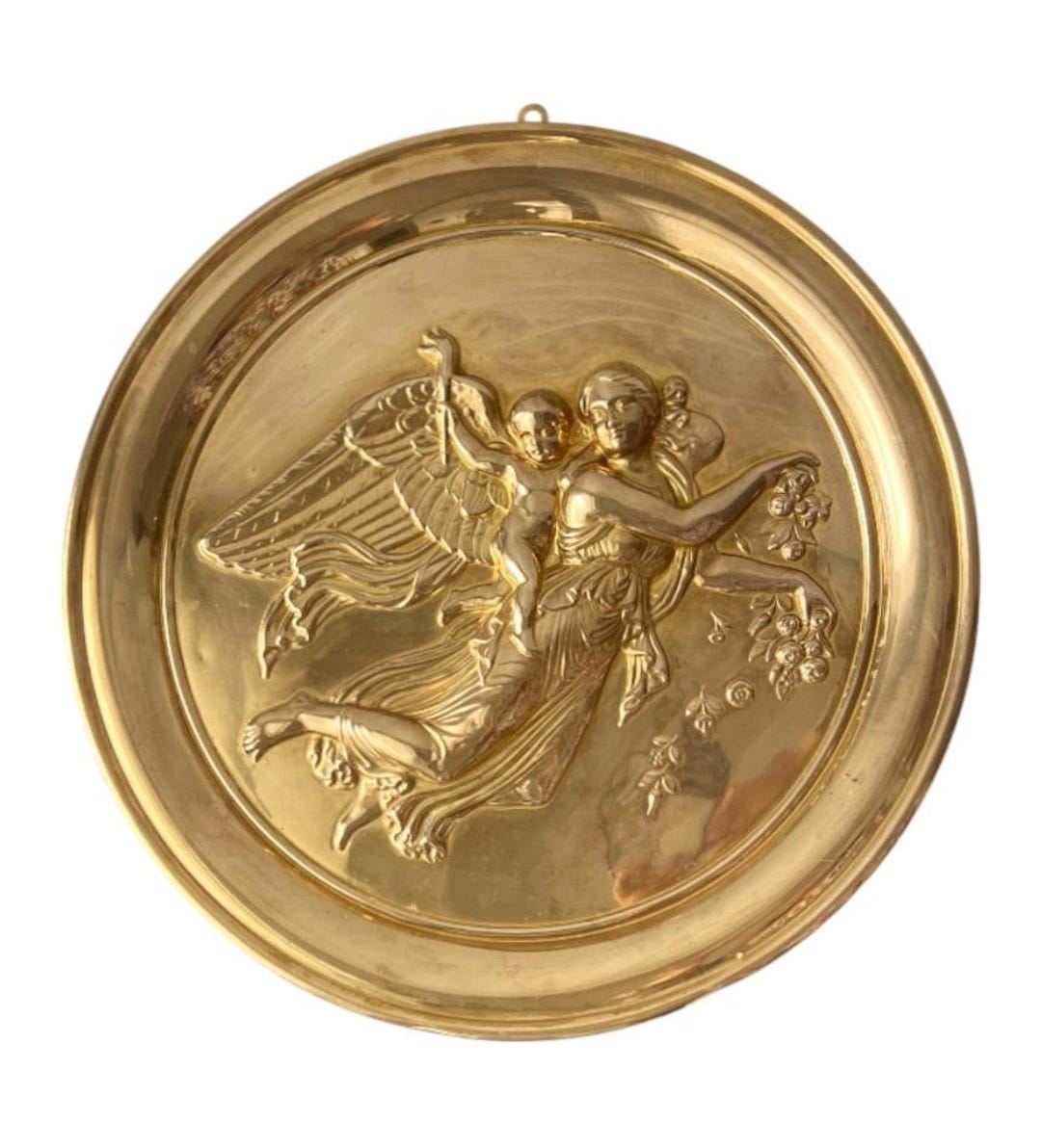 Antique Danish Brass Wall Plaque “the Day / Dagen” After Bertel ...