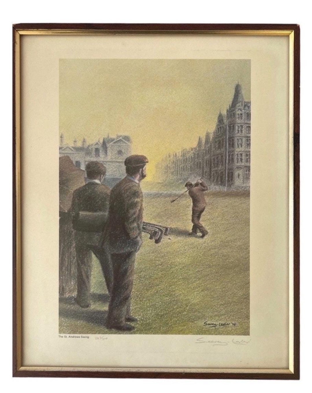 Rare Limited Edition Golf Print by John Seerey-lester (1975) - “the St ...