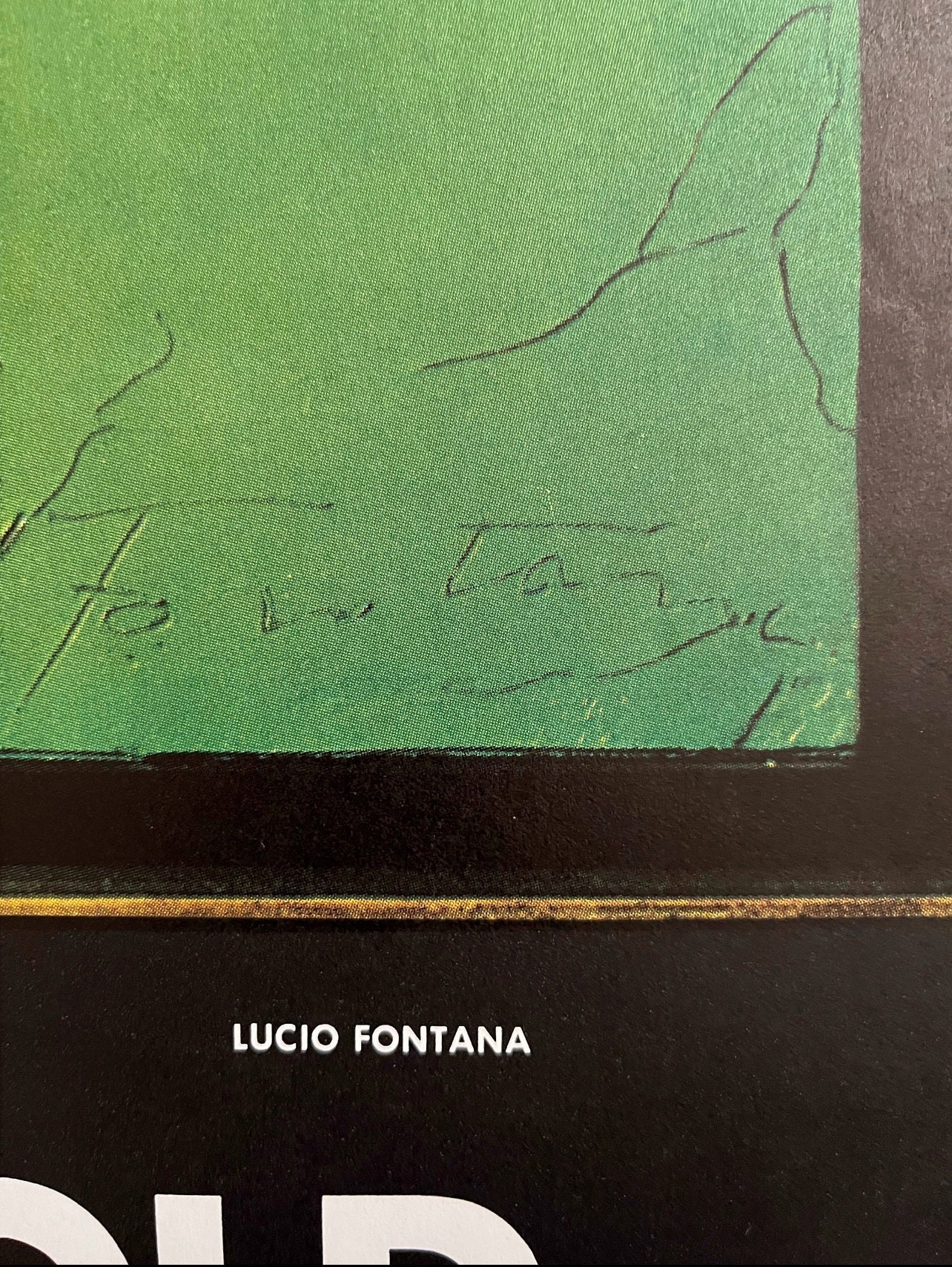 Lucio Fontana Original Exhibition Museum Poster. 1970s. - Etsy