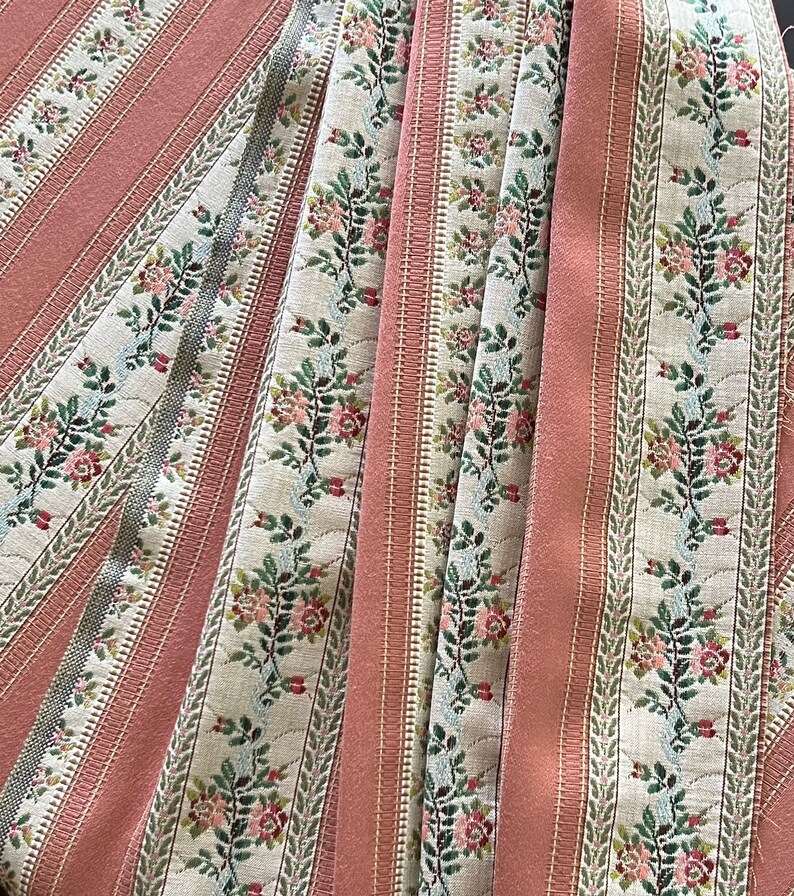 Regency Stripe Upholstery Fabric. Biedermeier Style. Damask - Etsy
