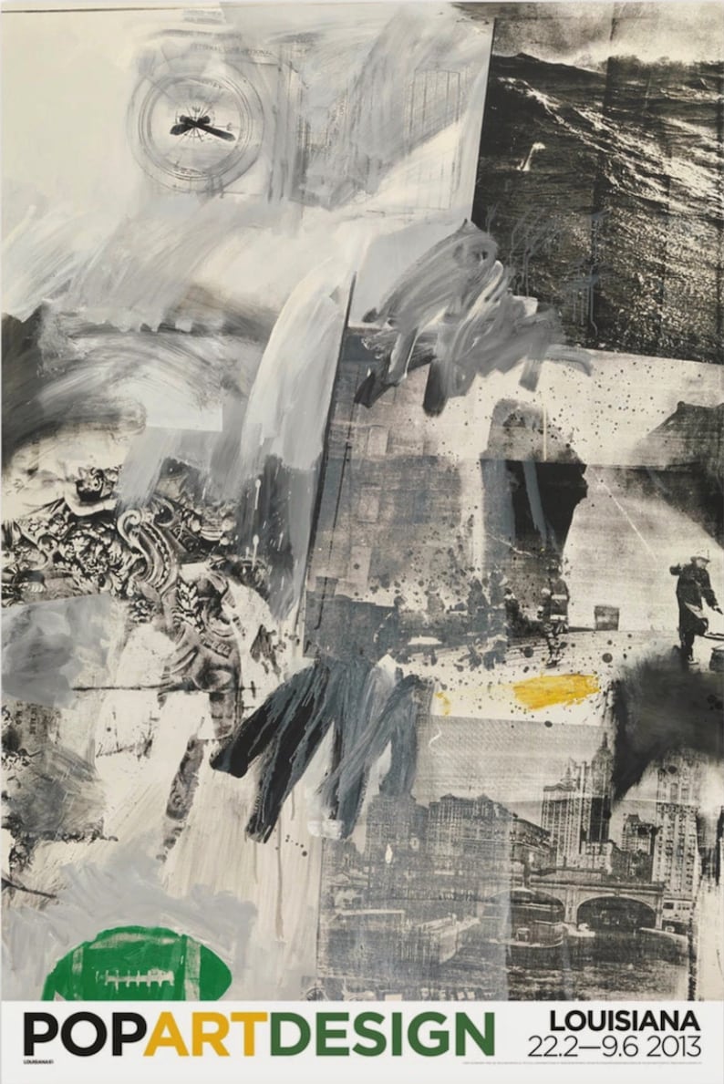 Robert Rauschenberg, Original Exhibition Museum Poster. 2013. - Etsy