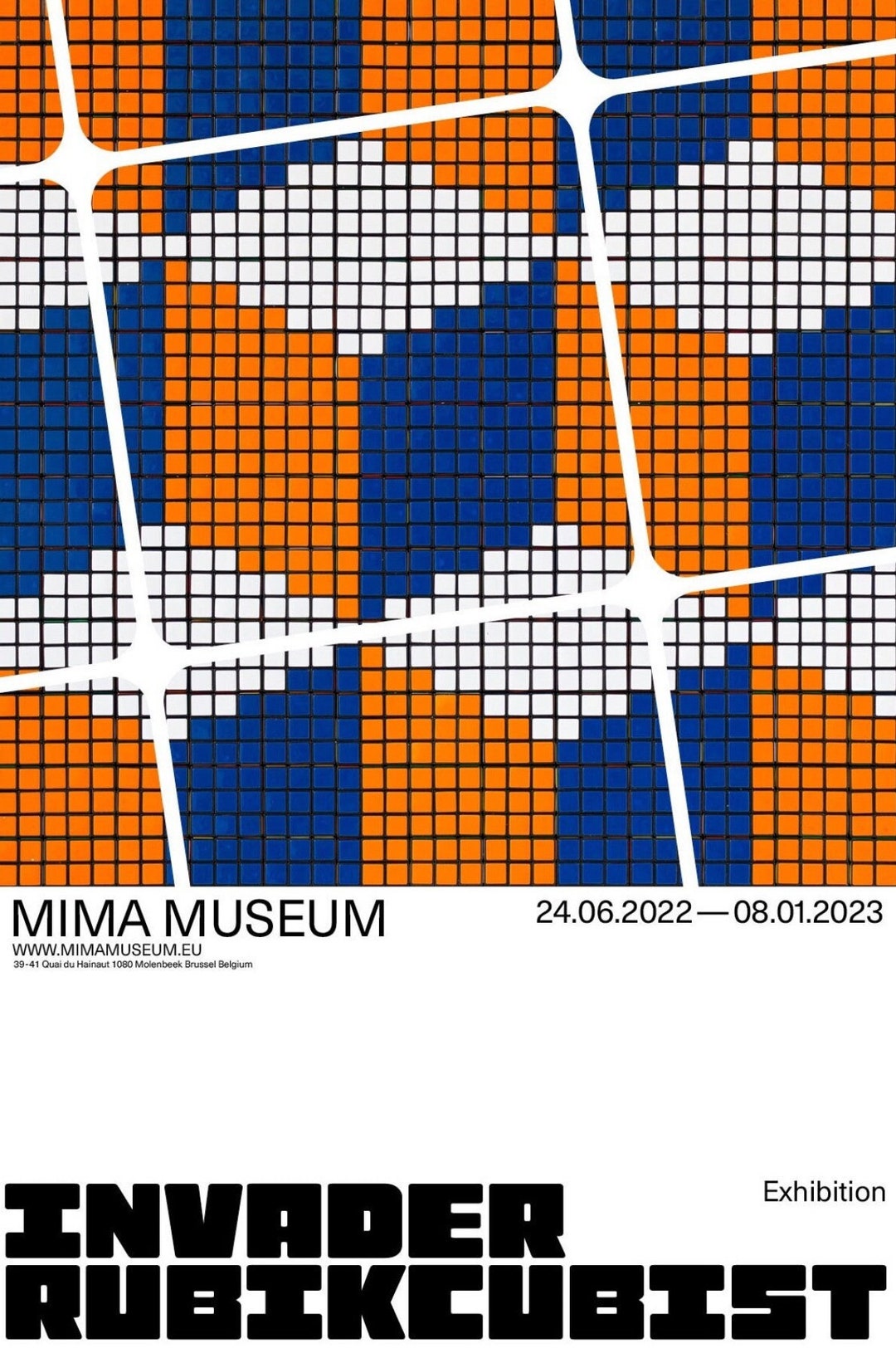 Rubik's Cube, Original Exhibition Poster. - Etsy