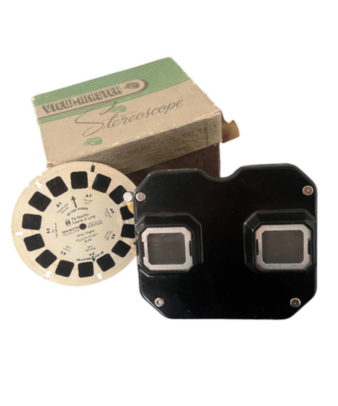 Vintage View-master Model C Stereoscope Viewer – “beautiful Caverns of ...