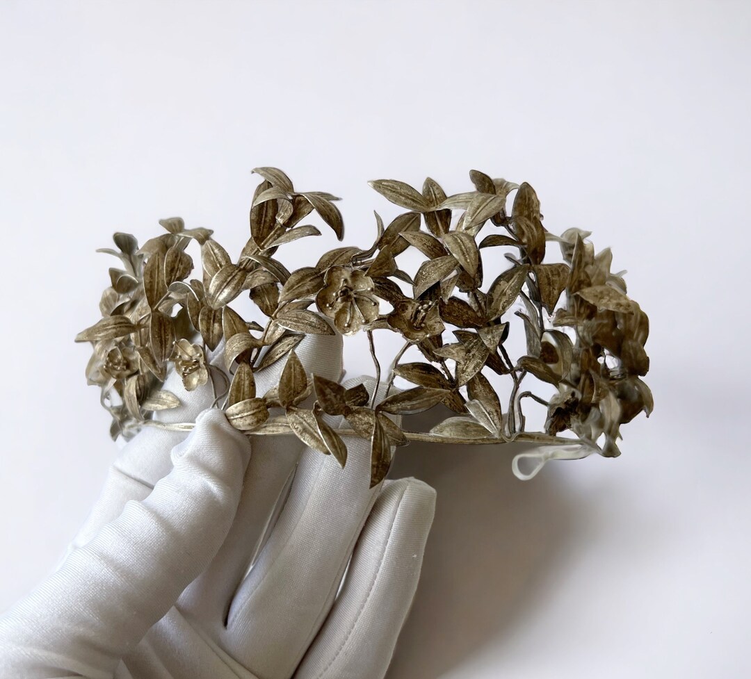 Antique Wedding Bridal Crown, German Myrtle Tiara, Diadem, Bridal ...