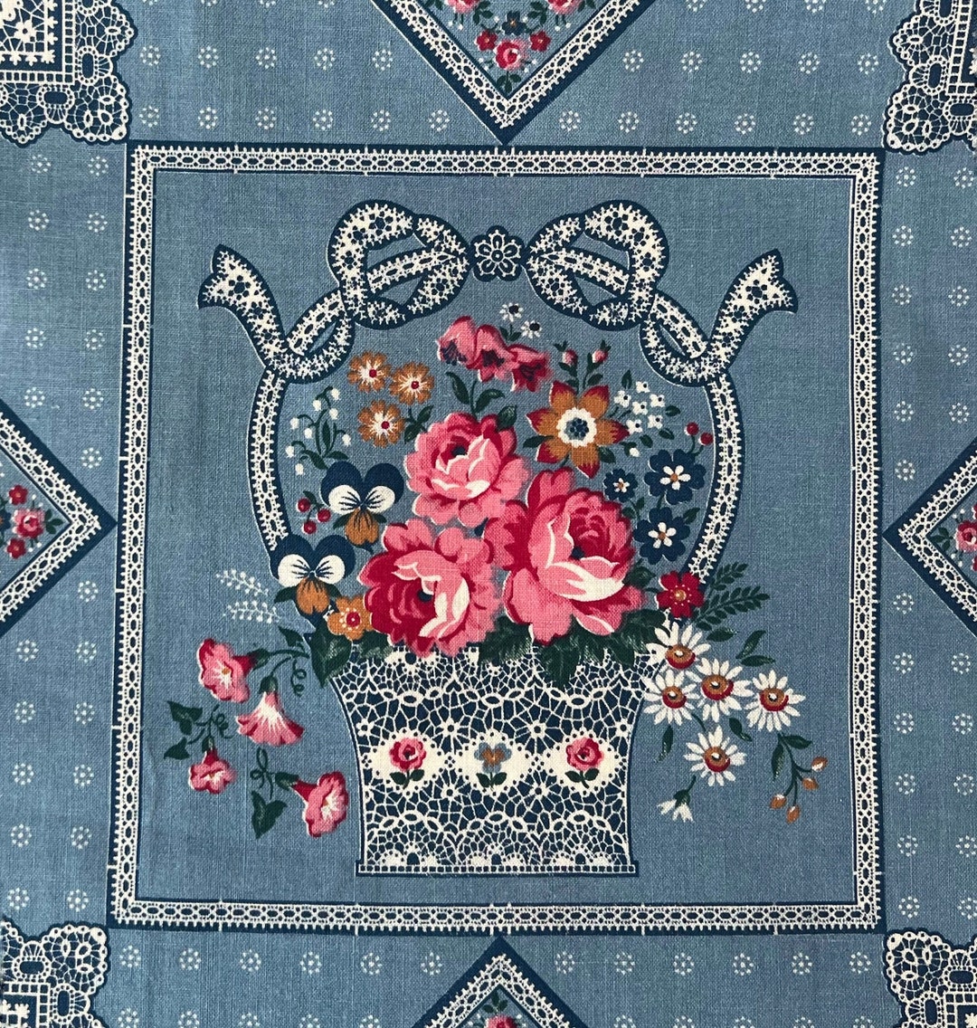 Cranston Print Works VIP. Vintage Print Cotton Fabric. Craft Sewing ...