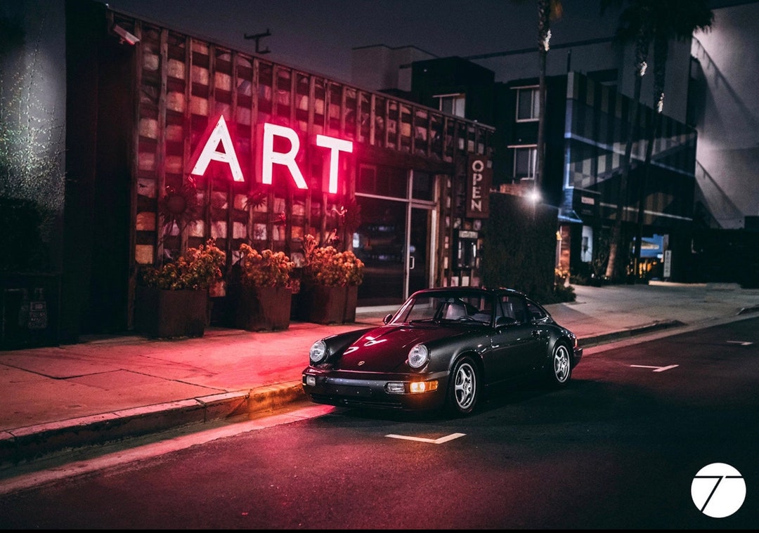 Porsche 911 Carrera 2 (964) - Original Vintage Advertisement Poster ...