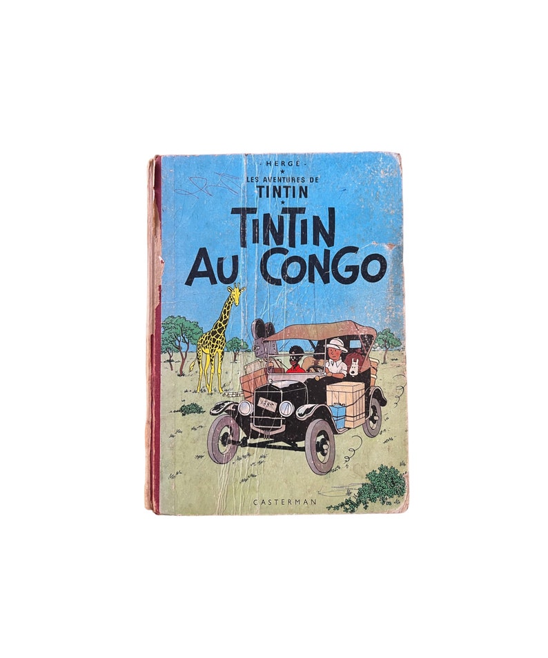 Les Aventures De Tintin. Tintin Au Congo. French. Book. Comics. Edition ...