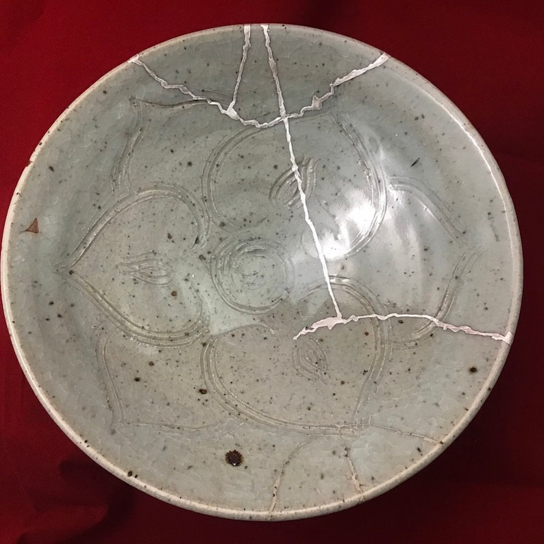 Kintsugi kit for starters with silver and polishing stone | Etsy