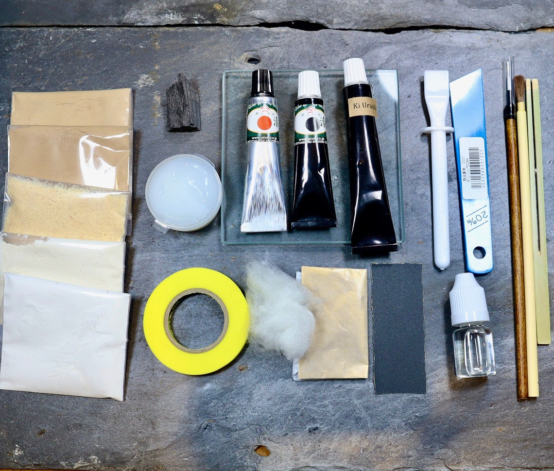 Kintsugi Traditional Kit With Silver OR Gold | Etsy