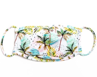 Tropical face mask | Etsy