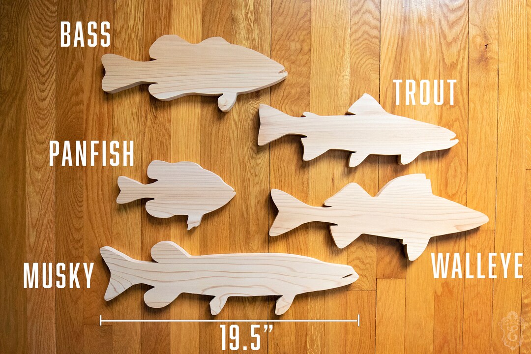 Handmade Extra Large Fish Cutouts From Thick Cedar - Etsy
