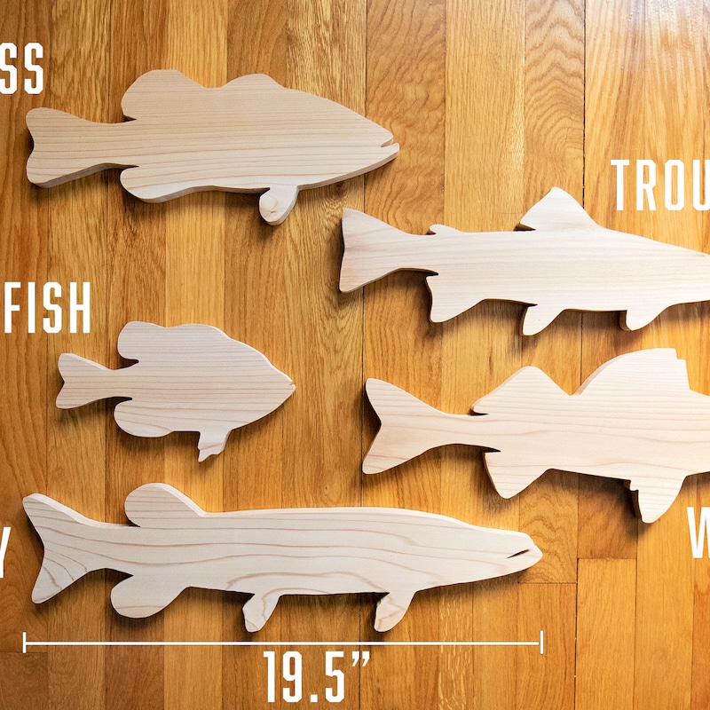Fish Wood Cutout - Etsy