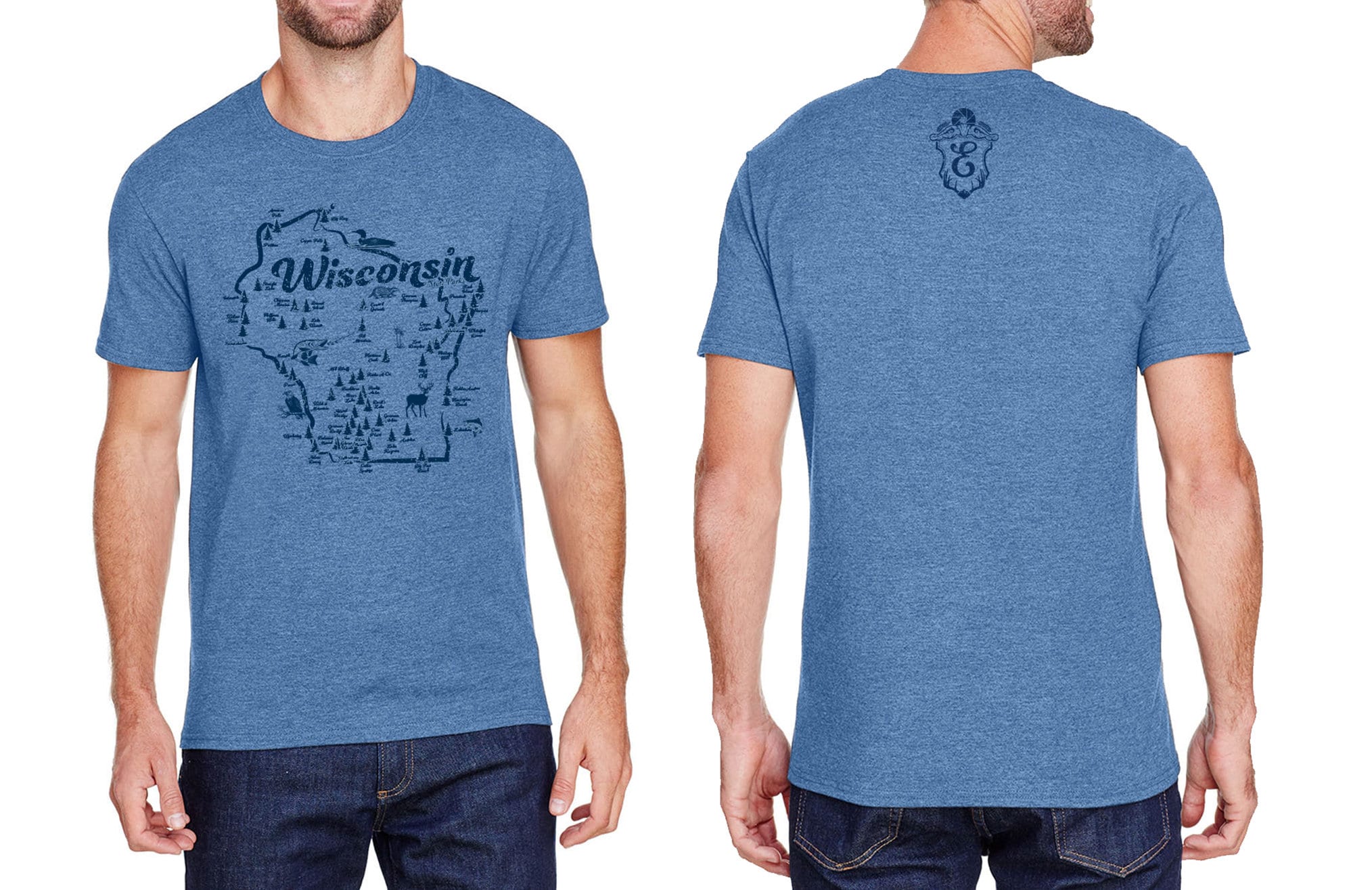 Wisconsin State Parks — Graphic T-shirt by Ryan Ebert - Etsy