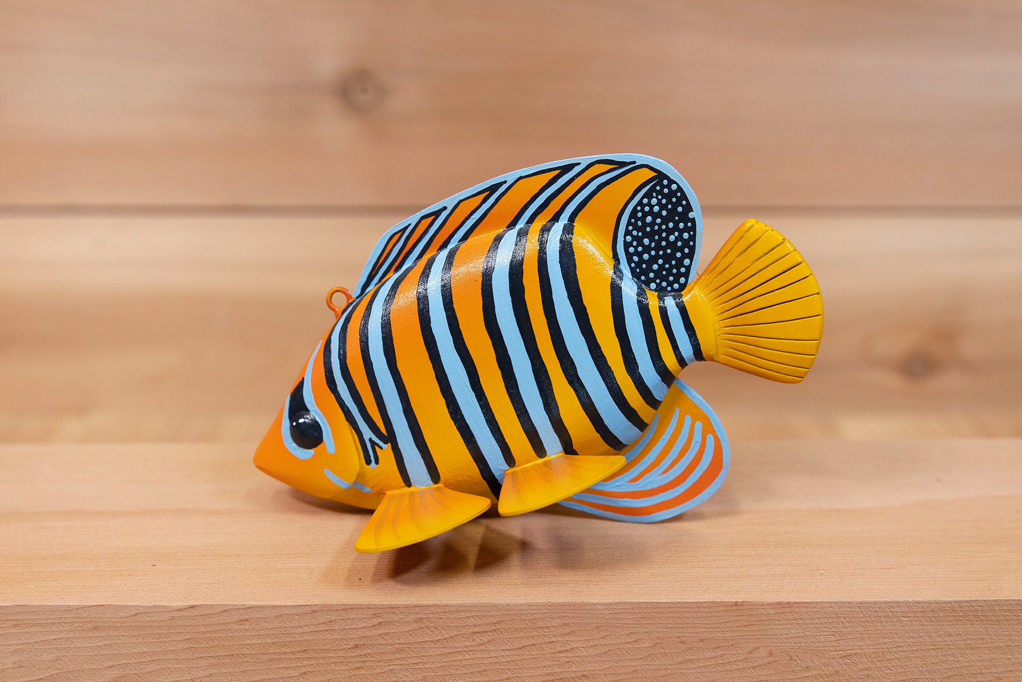 Empress Angelfish Fish Decoy Collectible Handmade by Ryan Ebert - Etsy