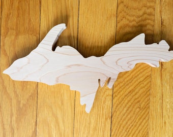 Michigan Unfinished Wood Cutout Shape Laser Cut DIY Craft - Etsy