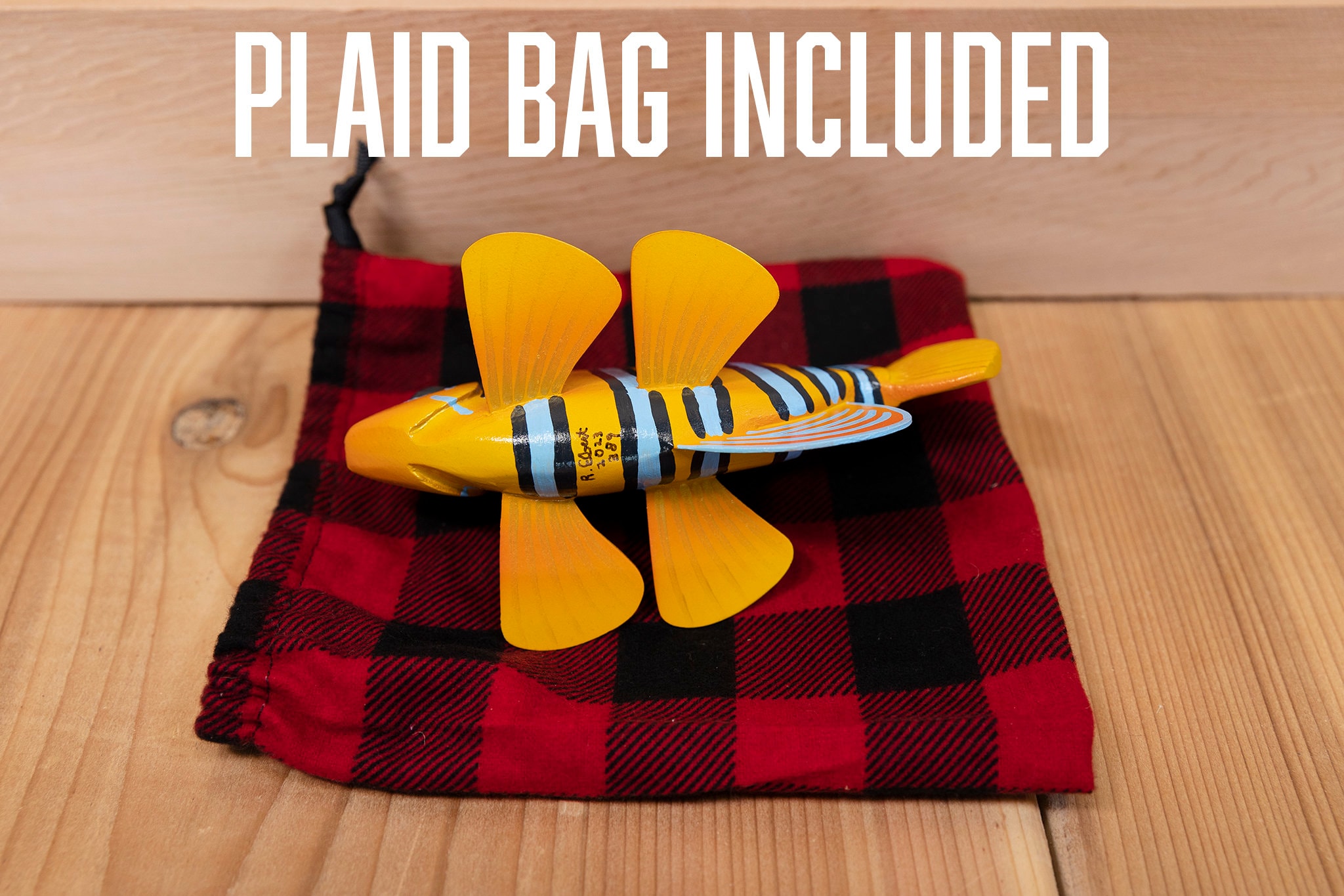 Empress Angelfish Fish Decoy Collectible Handmade by Ryan Ebert - Etsy