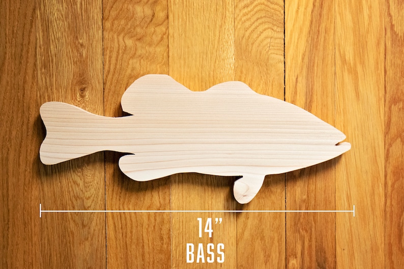 Handmade Extra Large Fish Cutouts From Thick Cedar - Etsy