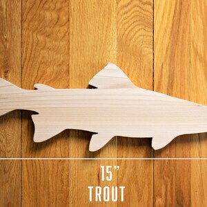 Handmade Extra Large Fish Cutouts From Thick Cedar - Etsy