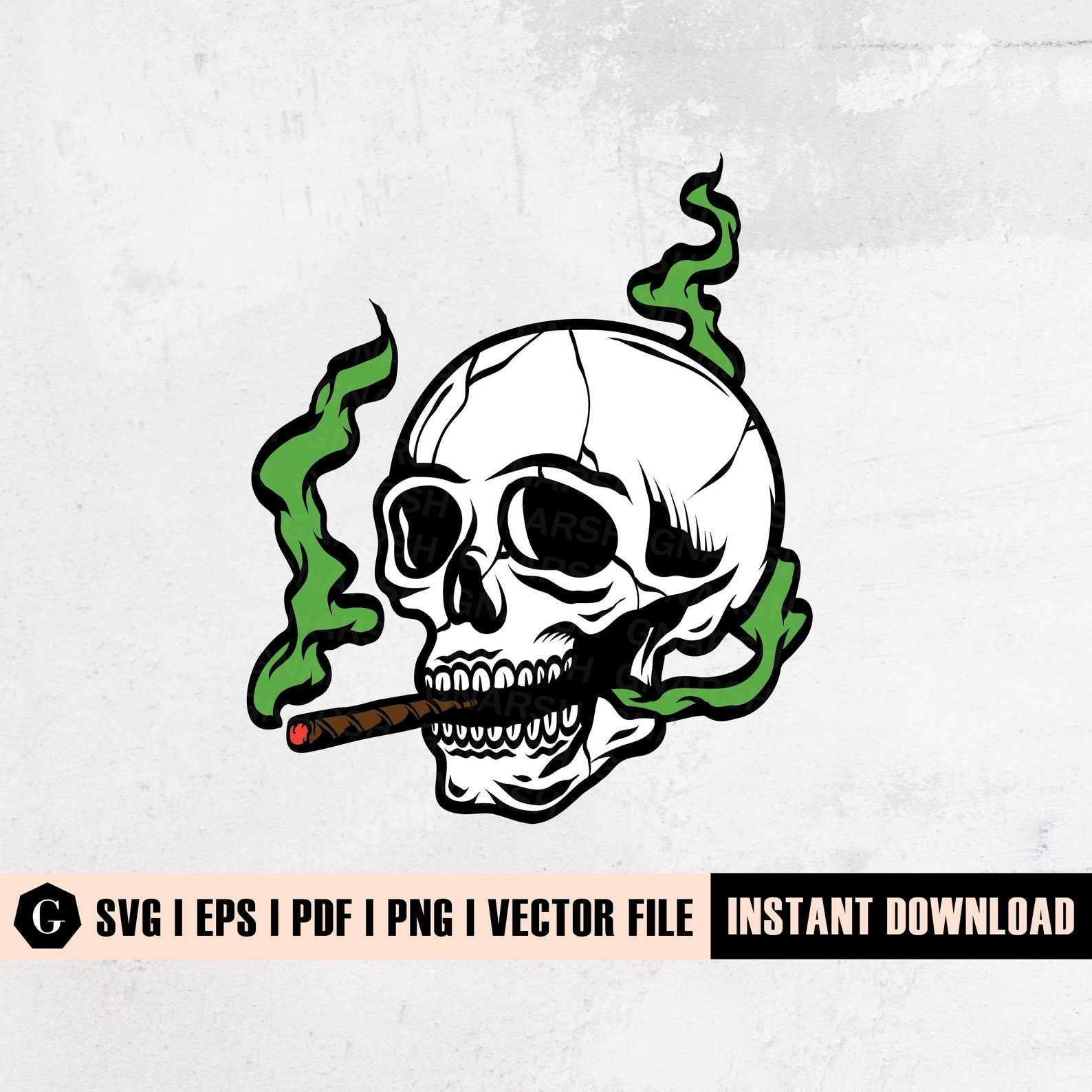 Weed Skull Svg Skull Smoking Svg 420 Svg Cannabis Svg - Etsy