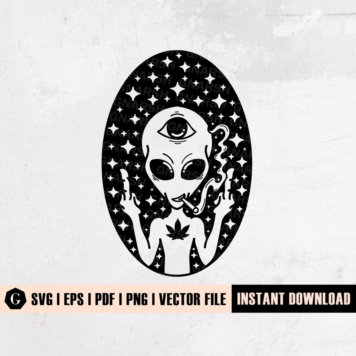 Alien Weed Svg Alien UFO Svg Weed Svg Cannabis Svg - Etsy