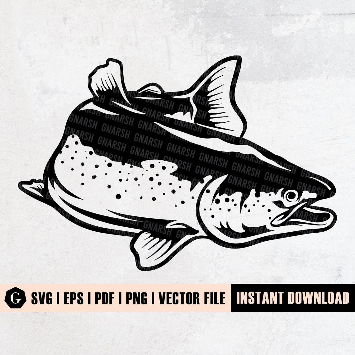 Trout Fish Svg File Trout Fishing Svg Angling Svg Fly - Etsy