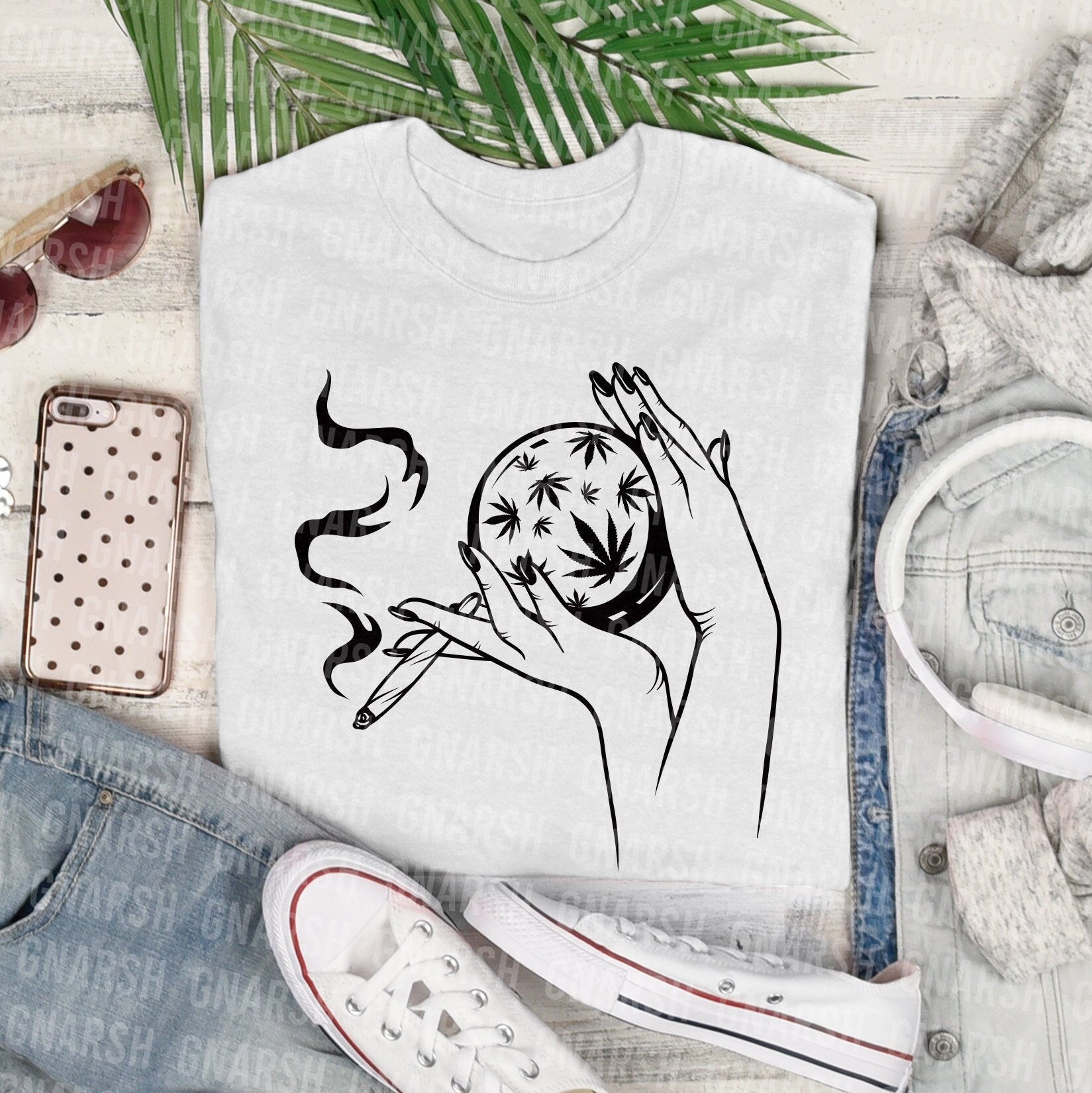 Cannabis Ball Crystal Ball Svg Weed Svg Cannabis Svg | Etsy