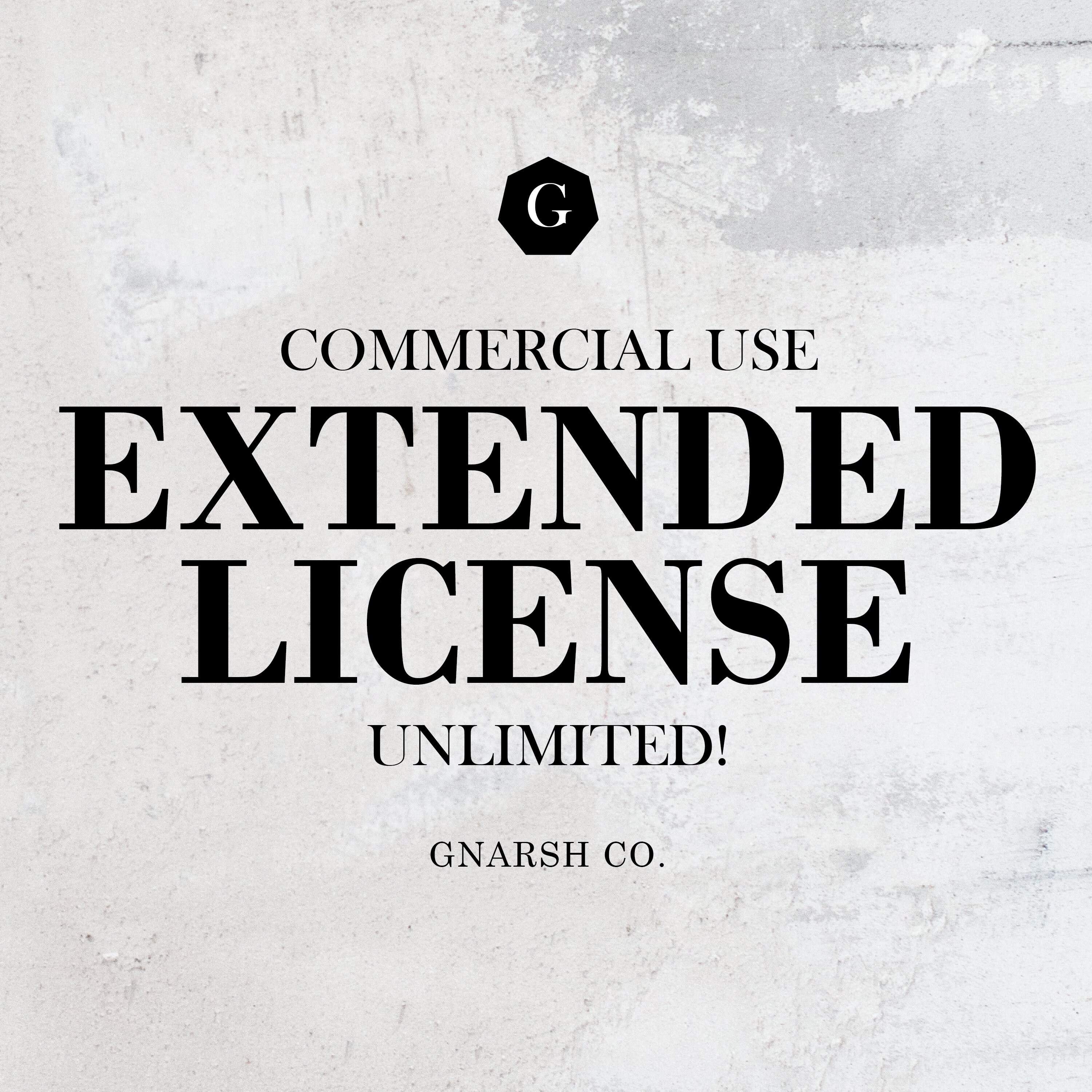 EXTENDED LICENSE - Unlimited Personal and Commercial Use - Etsy