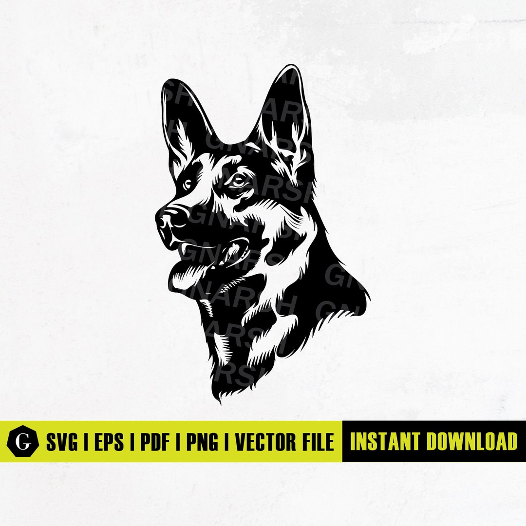 German Shepherd Svg | Dog Breed Svg | Pet Lover Svg | Dog Lover Svg ...