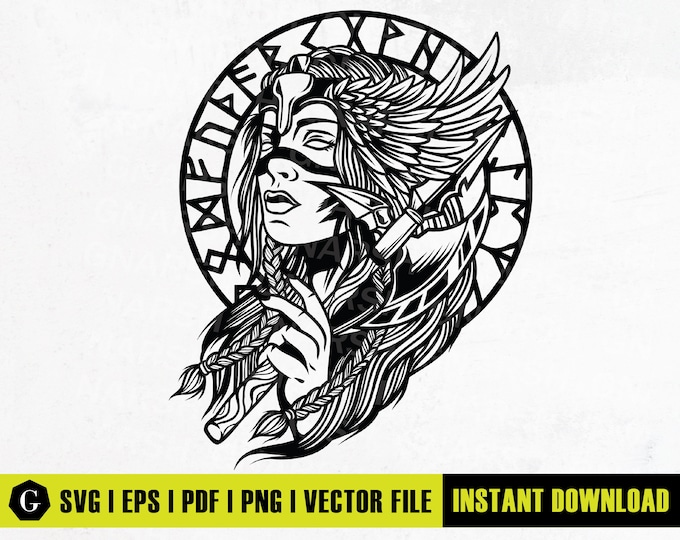 Valkyrie Acotar Night Court SVG A Court of Thorns Acotar Merch Rhysand ...