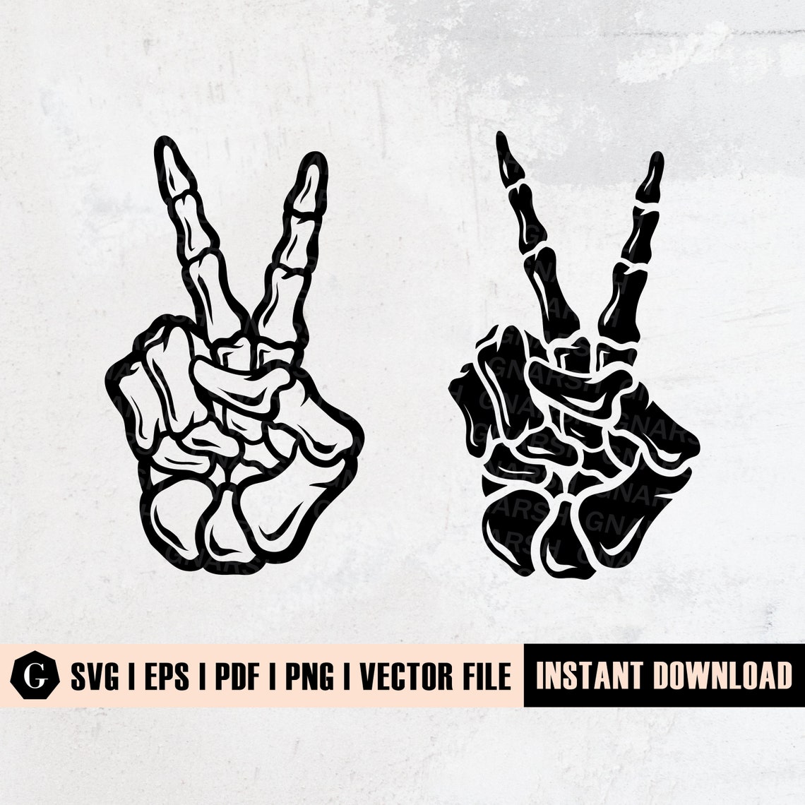 Skeleton Peace Sign Svg Skeleton Peace Hand Svg Skeleton - Etsy