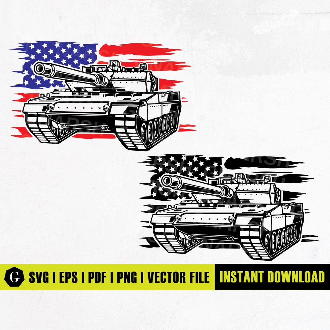 US Military Tank Svg | Smashing Tank SVG | Army SVG | Marine Tank Svg ...