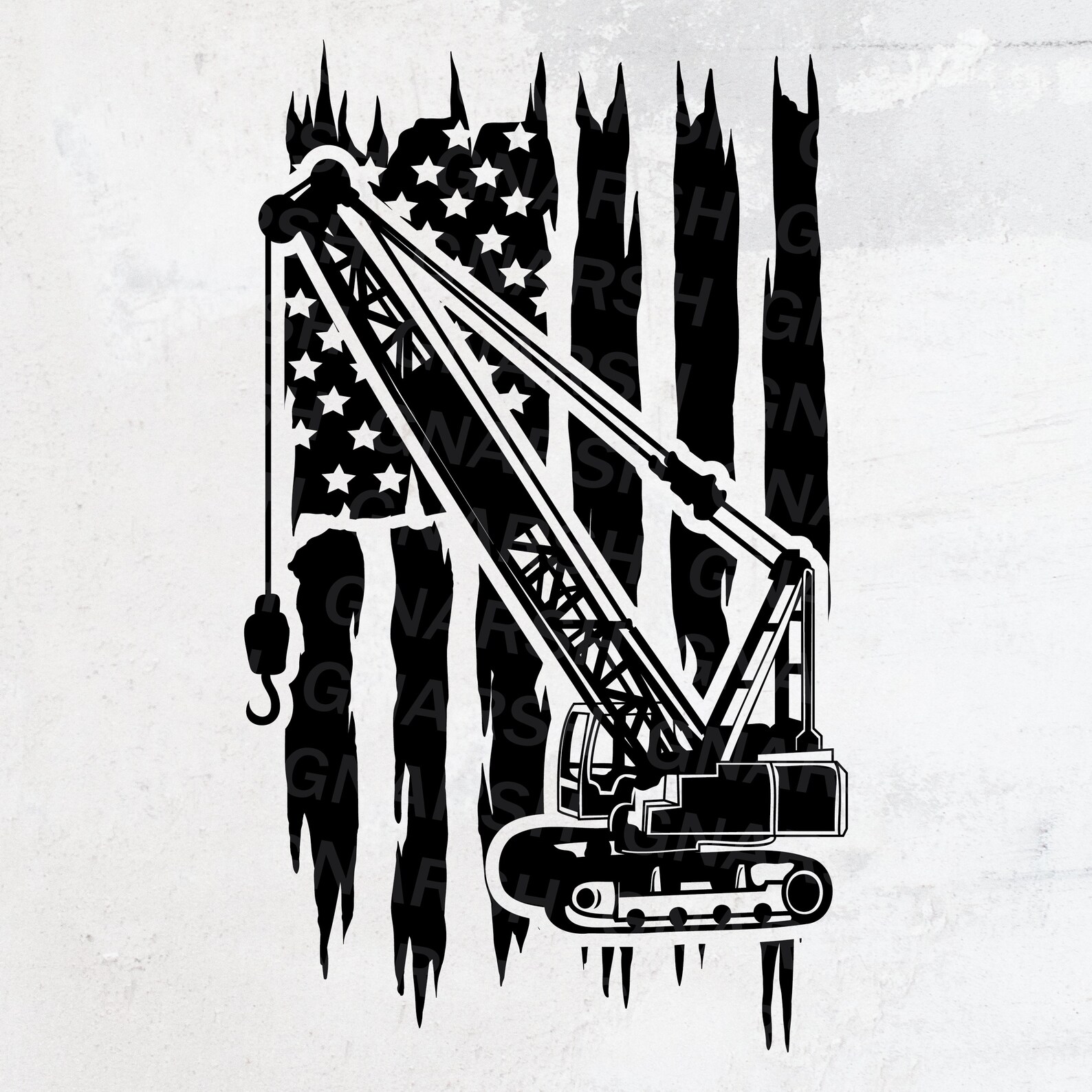 US Crane Svg File | Crane Clipart | Crane Bundle | Construction Svg ...