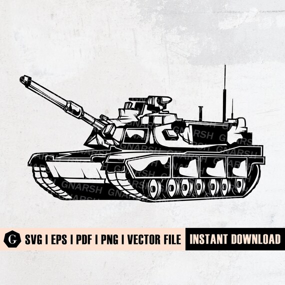 US Military Tank Svg United States Army Svg US Marine War | Etsy